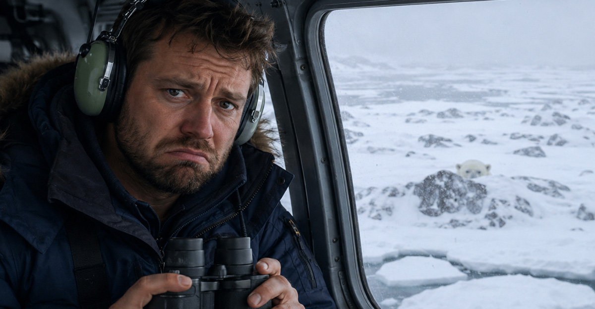 I booked a helicopter tour to see polar bears in the Arctic. We didn't ...