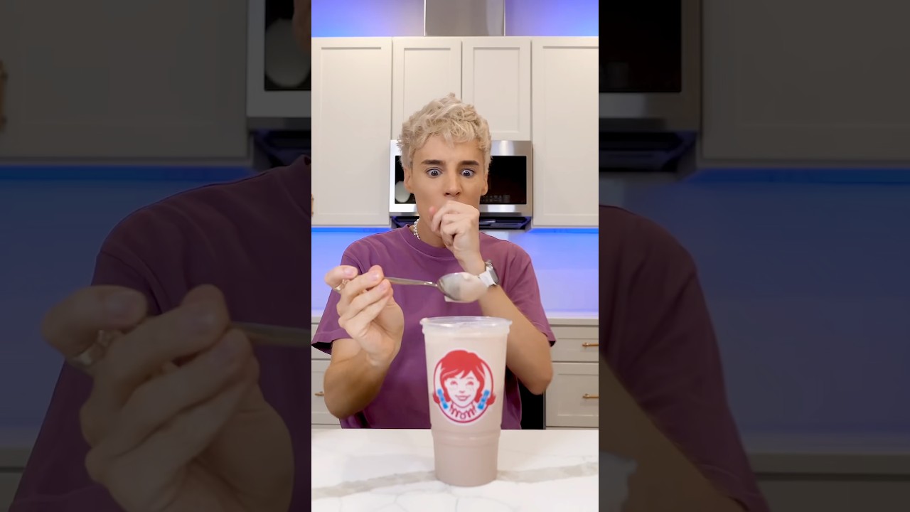 Three simple items yield a replica fast food chocolate milkshake
