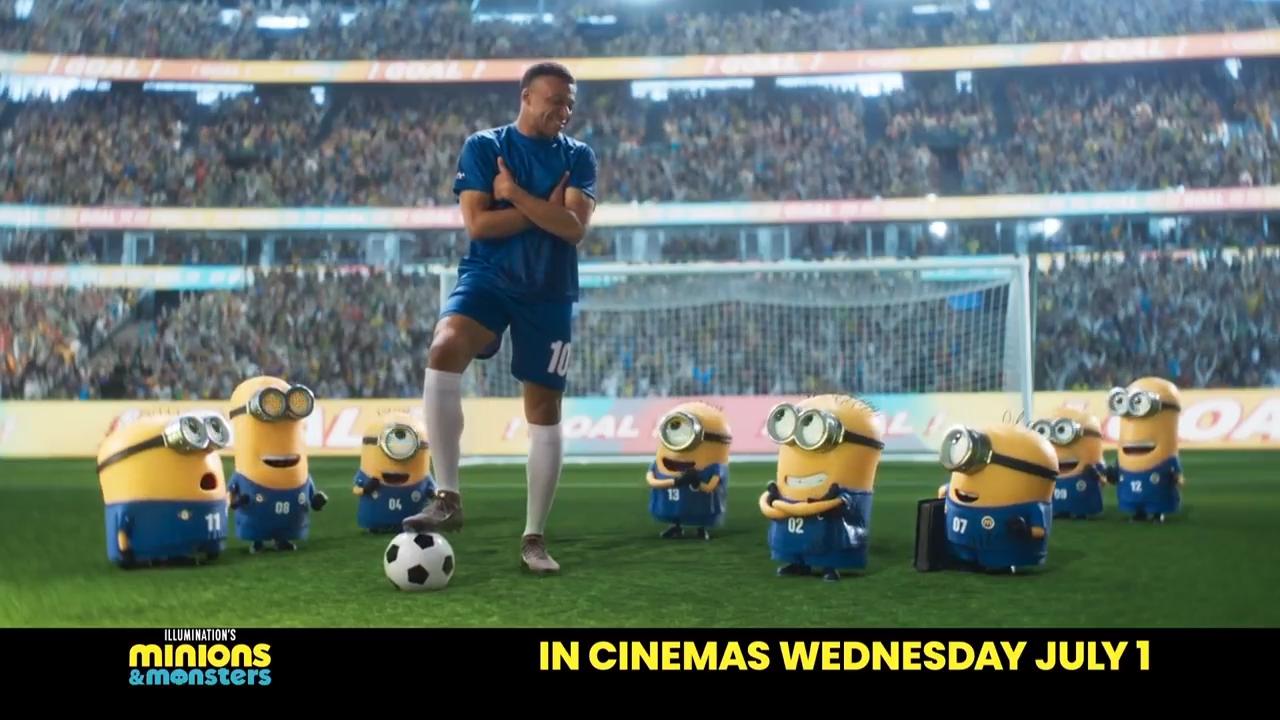 Minions & monsters... and Mbappe! France captain stars in film trailer ...