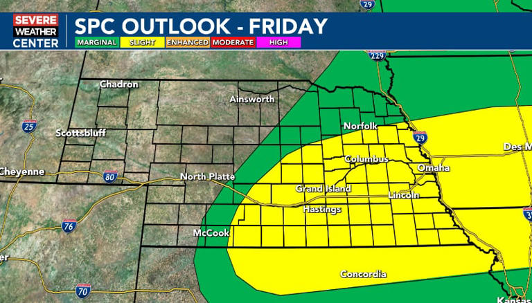 Severe storms possible today, more rain chances this weekend