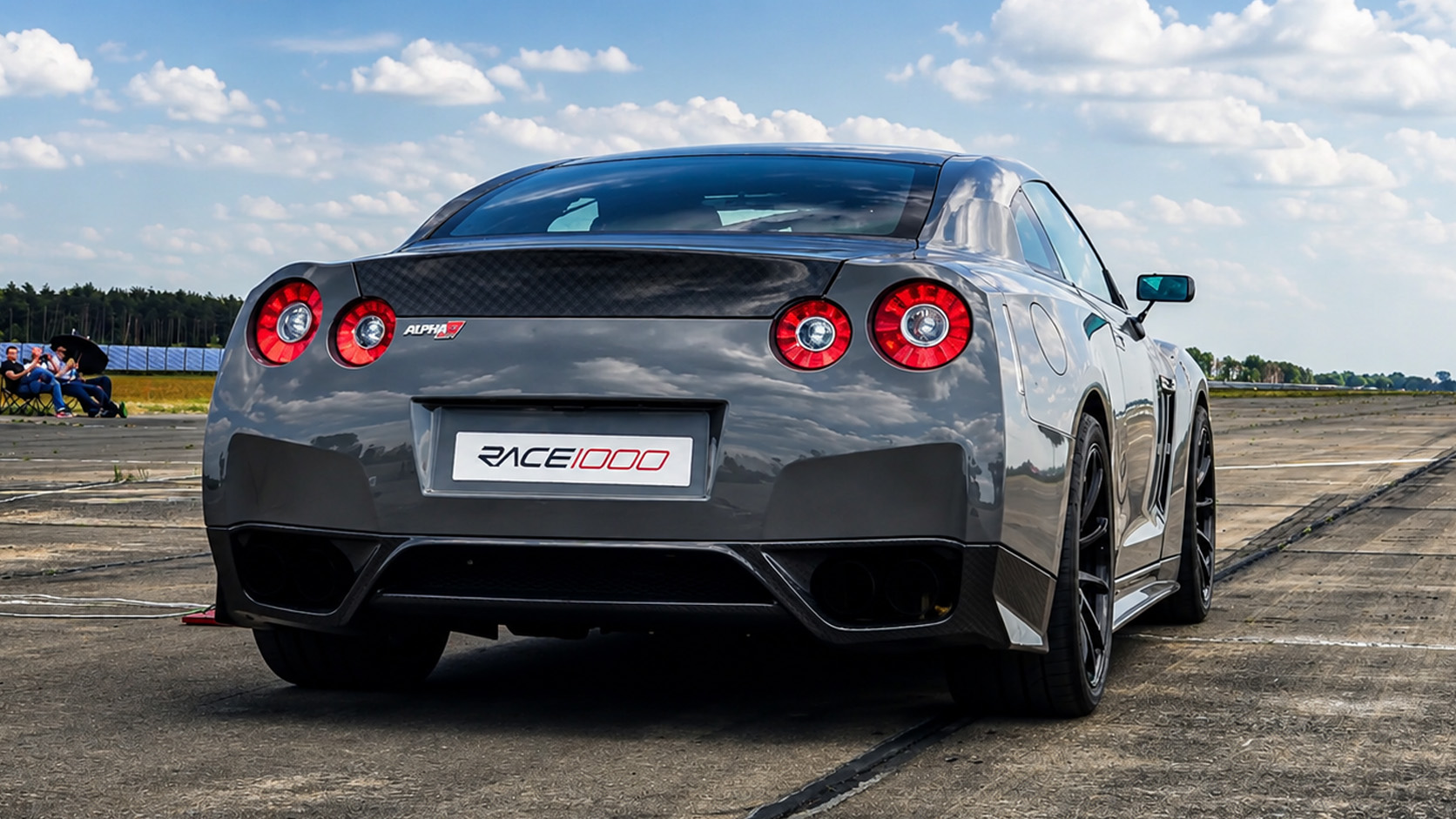 1000 HP GT-R Alpha shows its drag race performance