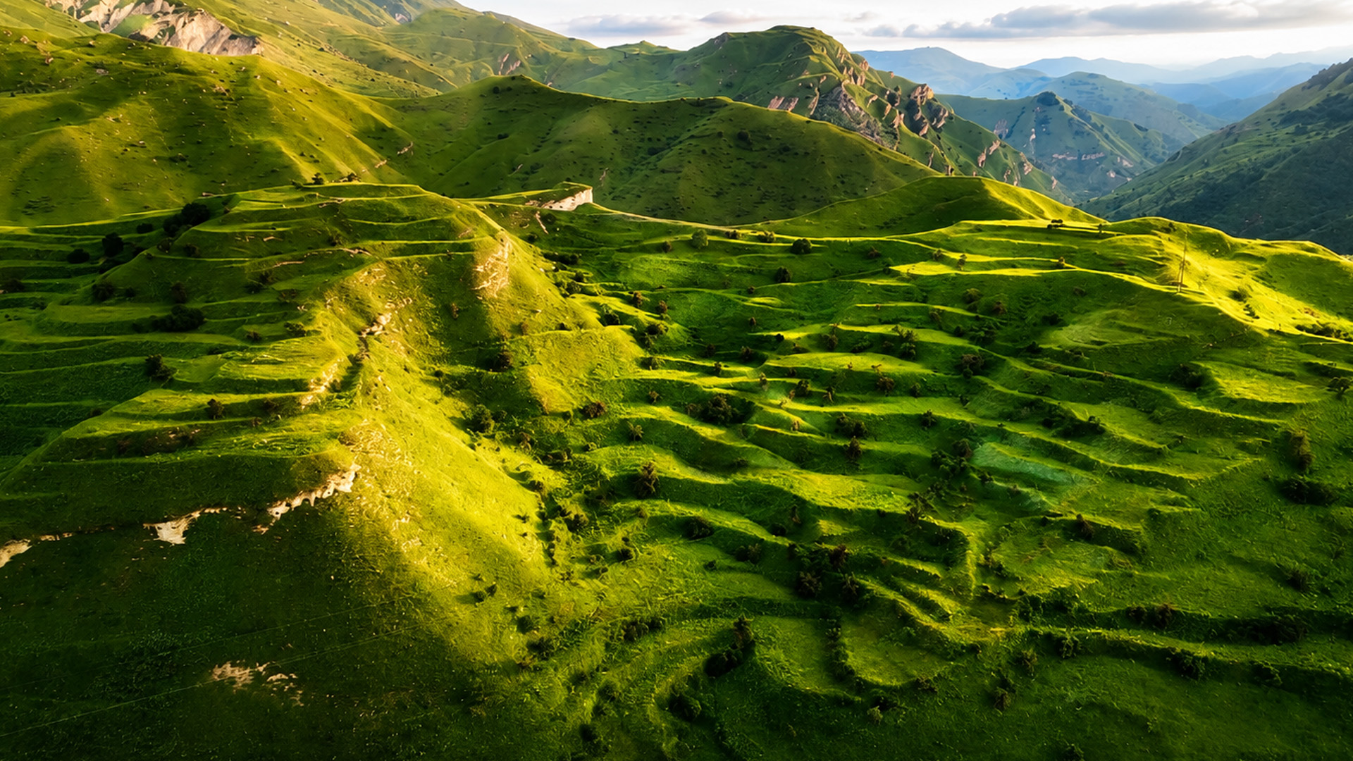 Hills shaped by nature or something else?