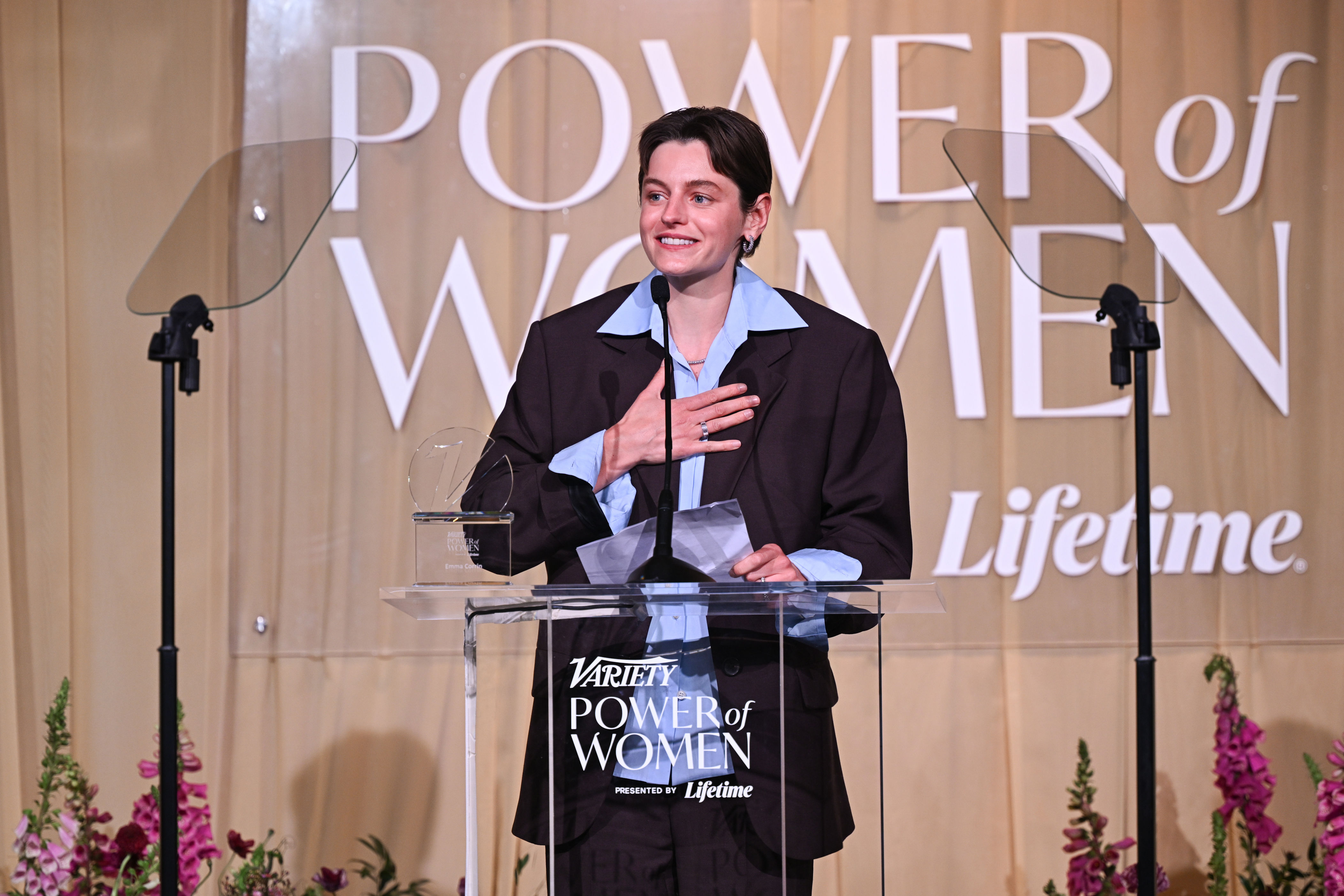 Emma Corrin becomes first non-binary recipient of Variety’s Power of ...
