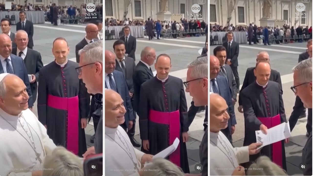 Da Chicago a Roma per restituire 8,65 dollari al Papa: il video virale ...