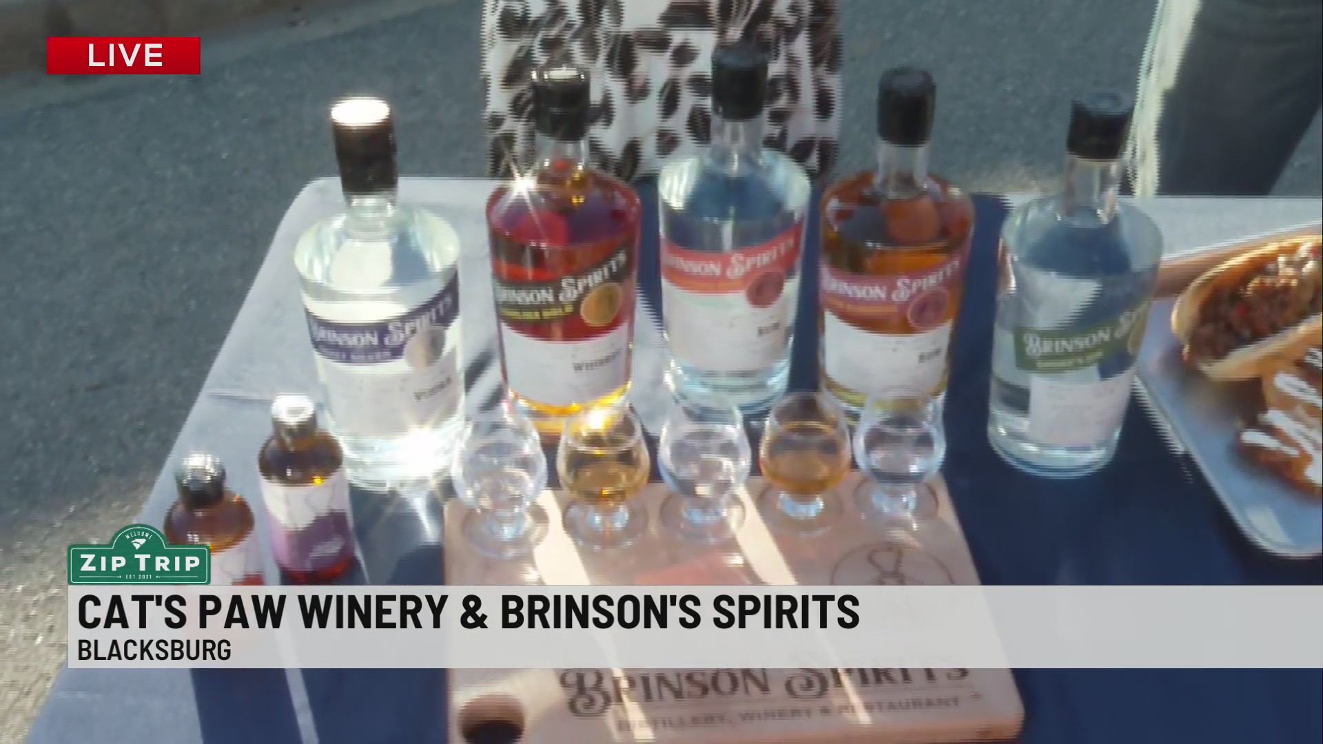 Zip Trip Blacksburg: Cat's Paw Winery and Brinson's Spirits