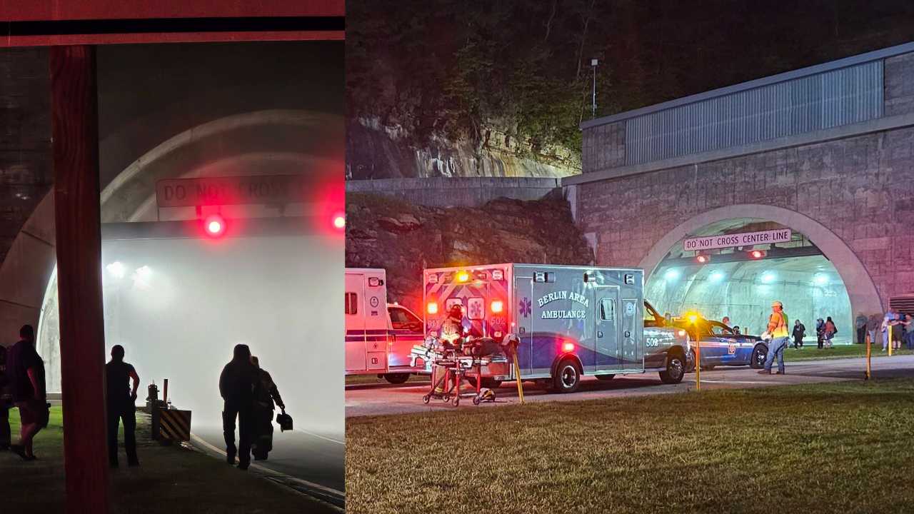 New video captures smoke-filled PA Turnpike tunnel, emergency response