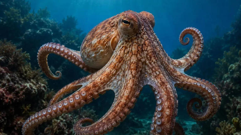 Octopuses learn to use mirrors to find prey and navigate hidden spaces ...