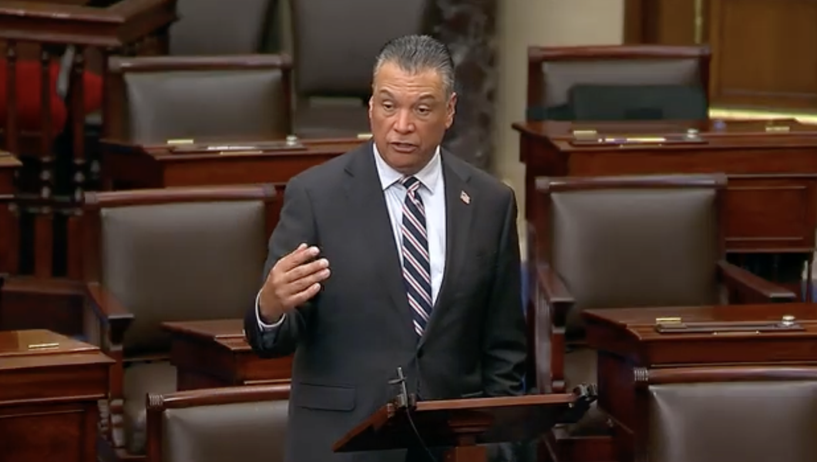'An abomination': Senator Alex Padilla slams Trump's White House ...