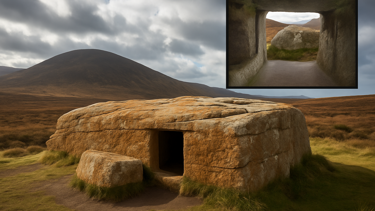 Scotland's only rock-cut tomb hides a strange secret
