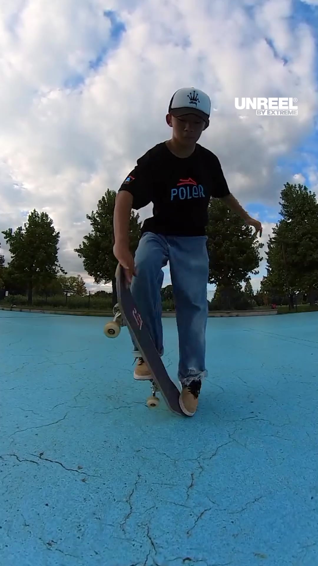 Freestyle skateboarding prodigy