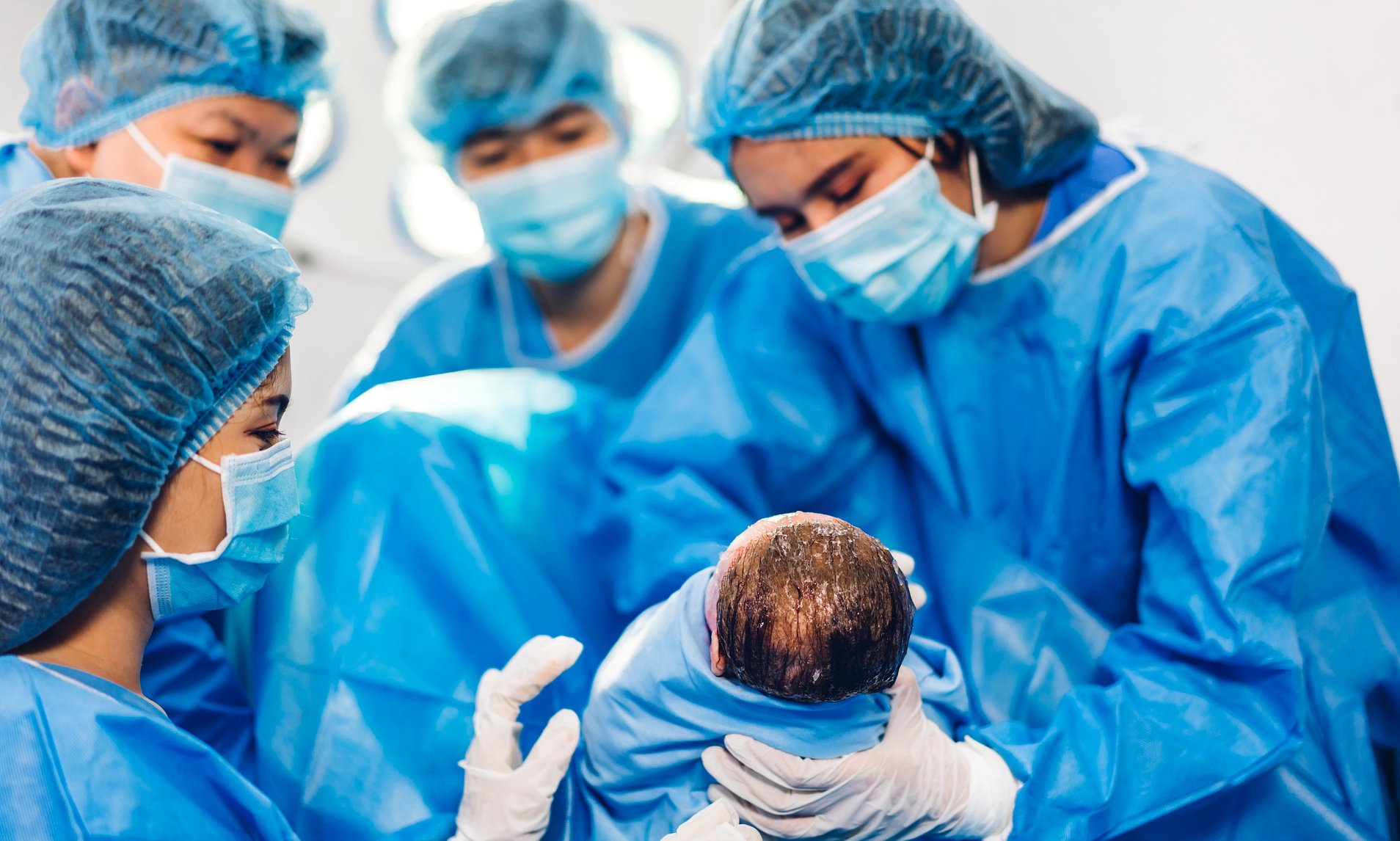 One in four births in England are now delivered by emergency caesarean