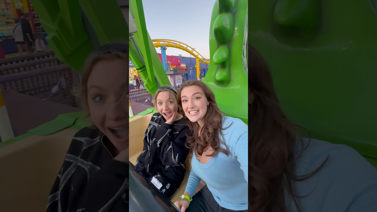 Experience a thrilling ride on the Sea Dragon at the Santa Monica Pier