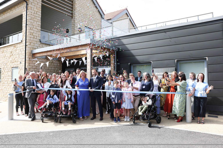 Sir Gareth Southgate cuts ribbon at new Martin House Children's Hospice ...