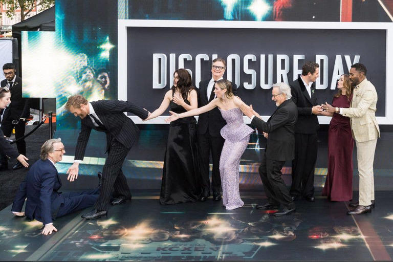 Colin Firth makes second-ever public appearance with glamorous new ...
