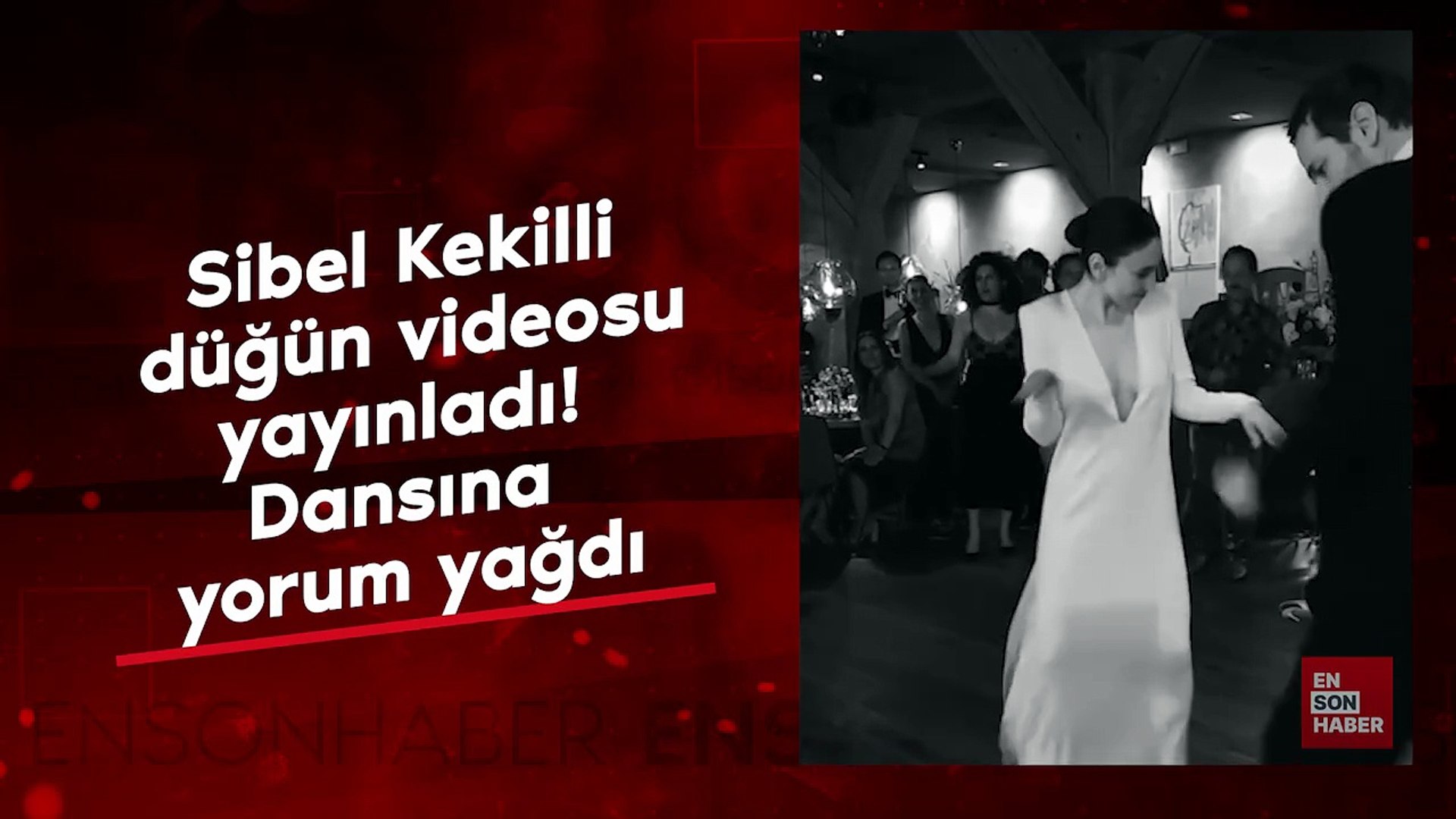 Sibel Kekilli düğün videosu yayınladı! Dansına yorum yağdı