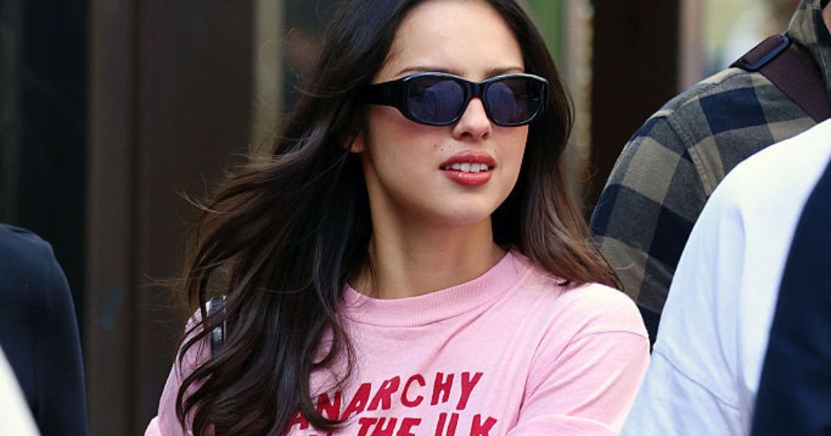 Olivia Rodrigo's Vaquera leather micro shorts are practically cheeky briefs