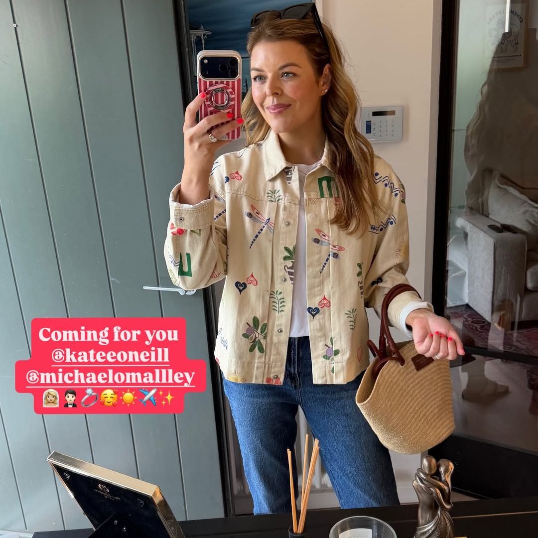 Doireann Garrihy 'rattled' as she takes first trip without baby