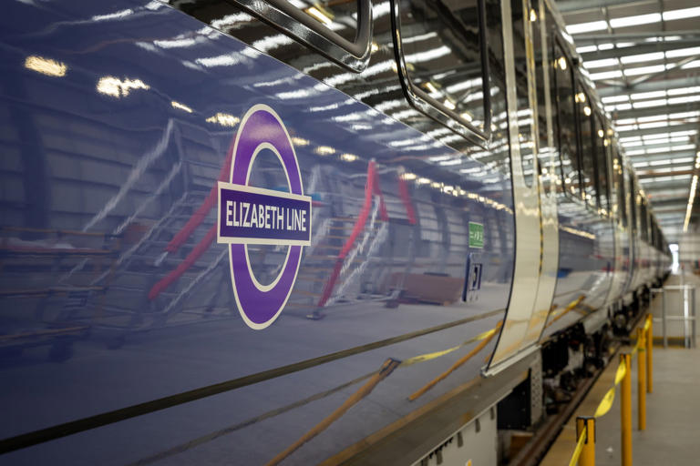 First of new Elizabeth line trains tested as demand grows