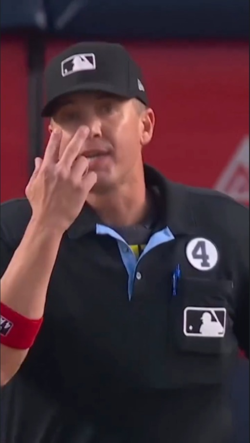 Jose Caballero talks umpire into pitch clock call, then gets frustrated ...