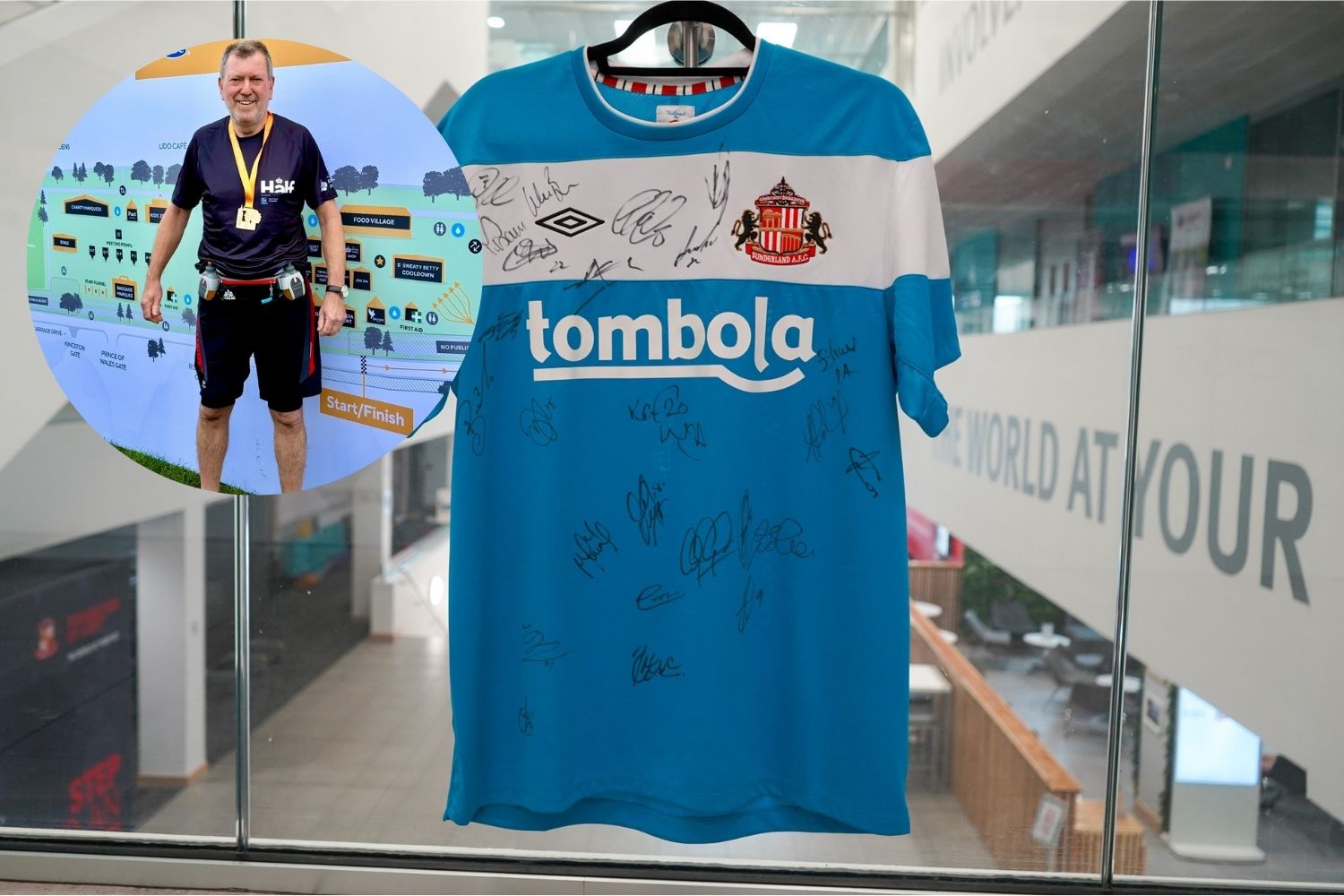 70-year-old SAFC fan raffles unique SAFC shirt and takes on half ...