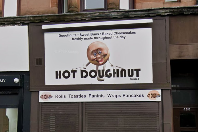 Fan turns cult Glasgow creepy donut sign into hilarious viral horror clip