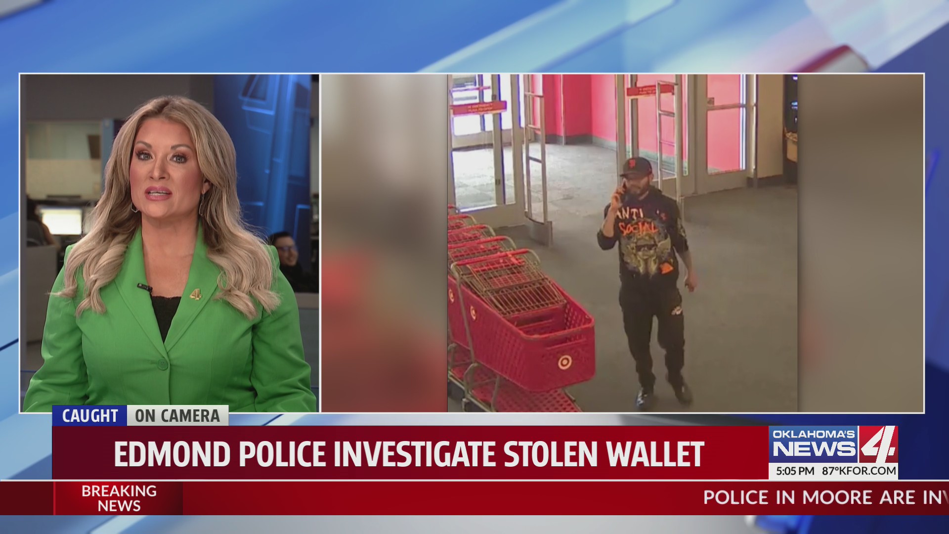 Edmond police investigate stolen wallet