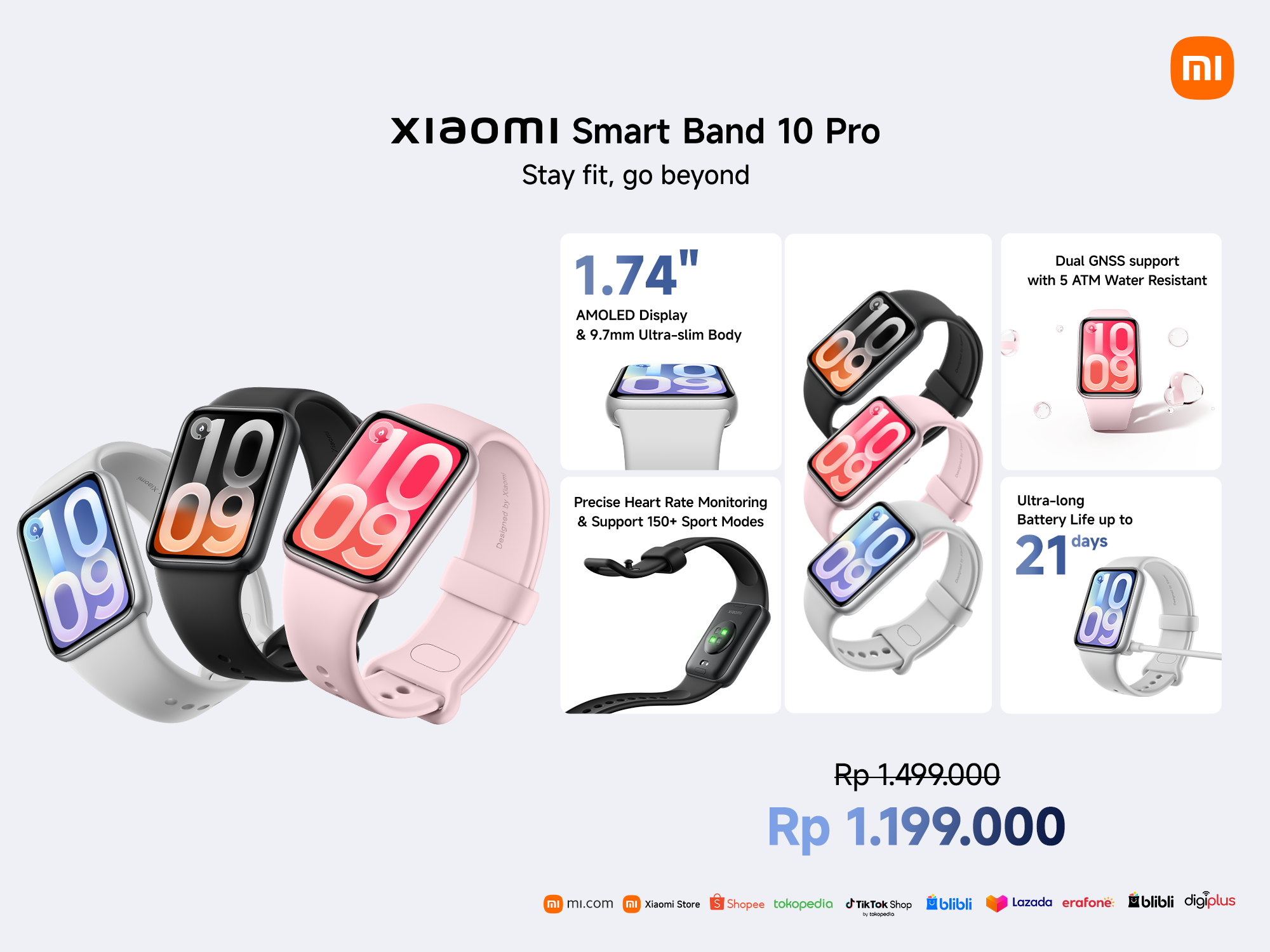 Xiaomi rilis Watch S5, Buds 6, dan Smart Band 10 Pro di Indonesia