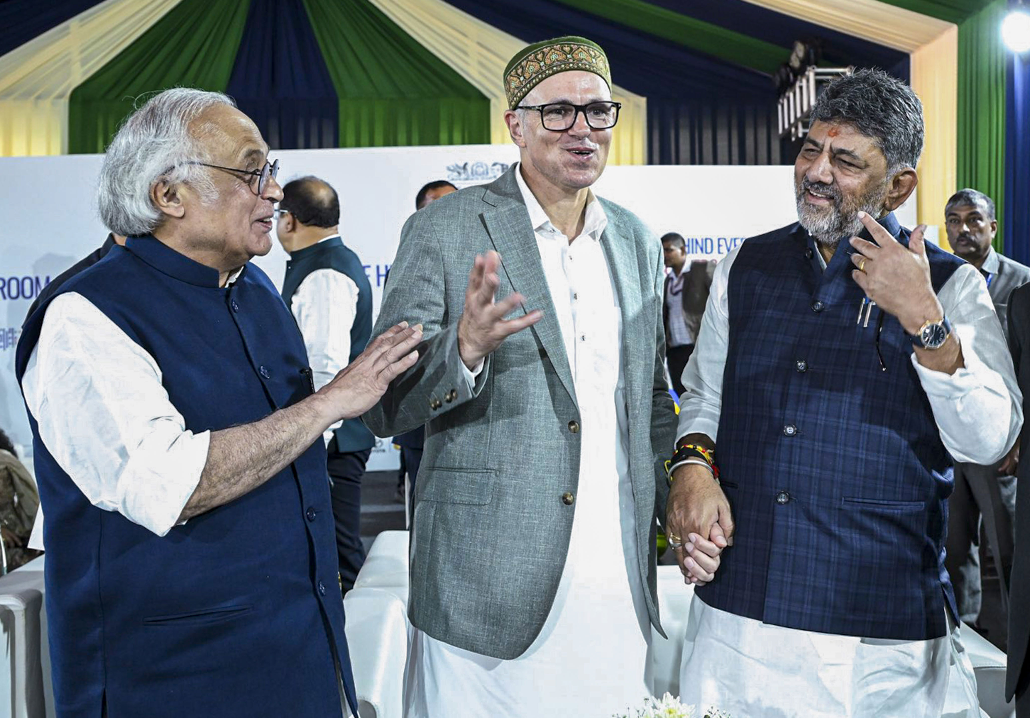 Running an elected govt with one-and-a-half hands tied behind its back ...