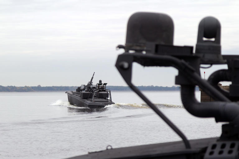 A Ukrainian naval drone blew up in a NATO port after Russian electronic ...