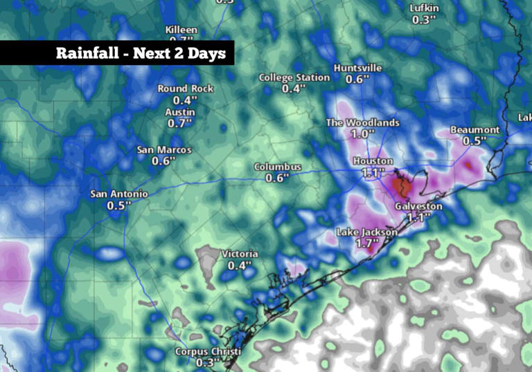 When will thunderstorms reach South Texas Friday? Here's an updated ...