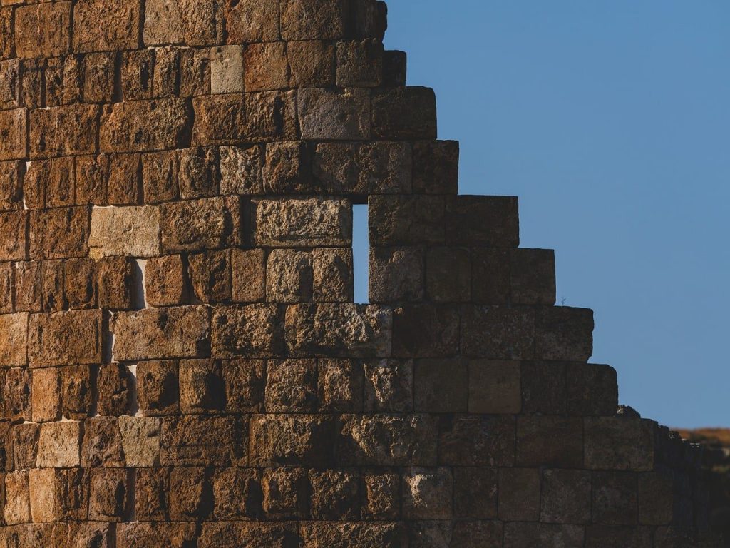 Why did this 4th-century Christian church have no doors?