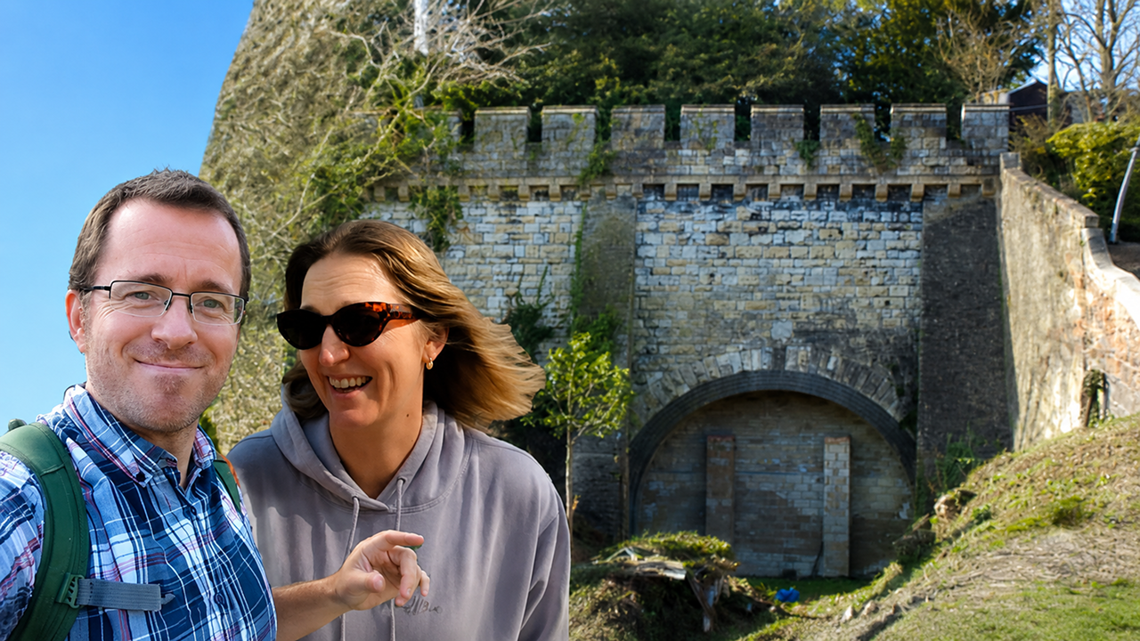 Inside the Devizes tunnel, a Victorian railway tunnel turned shooting ...