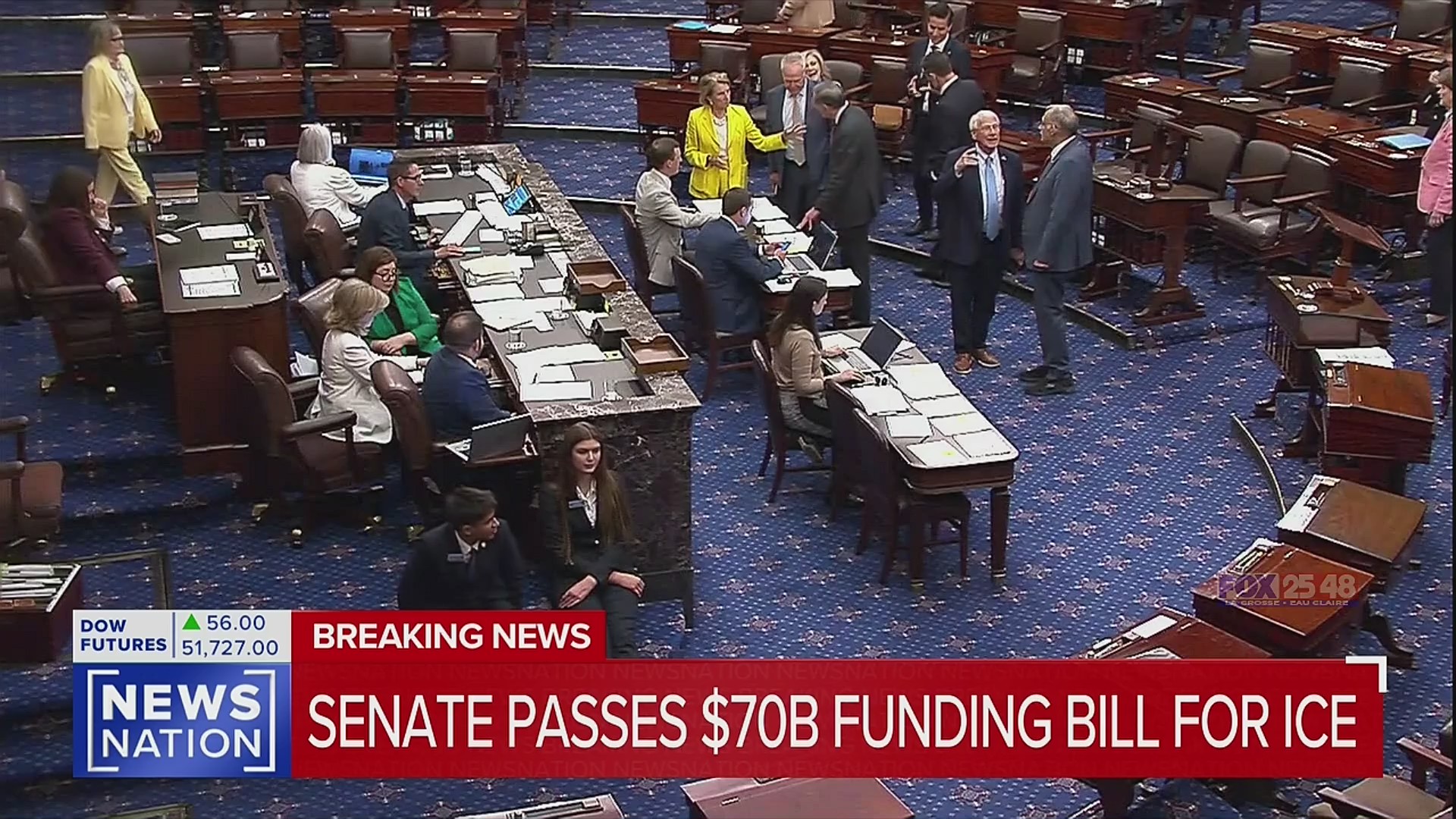 Senate passes $70B funding bill for ICE