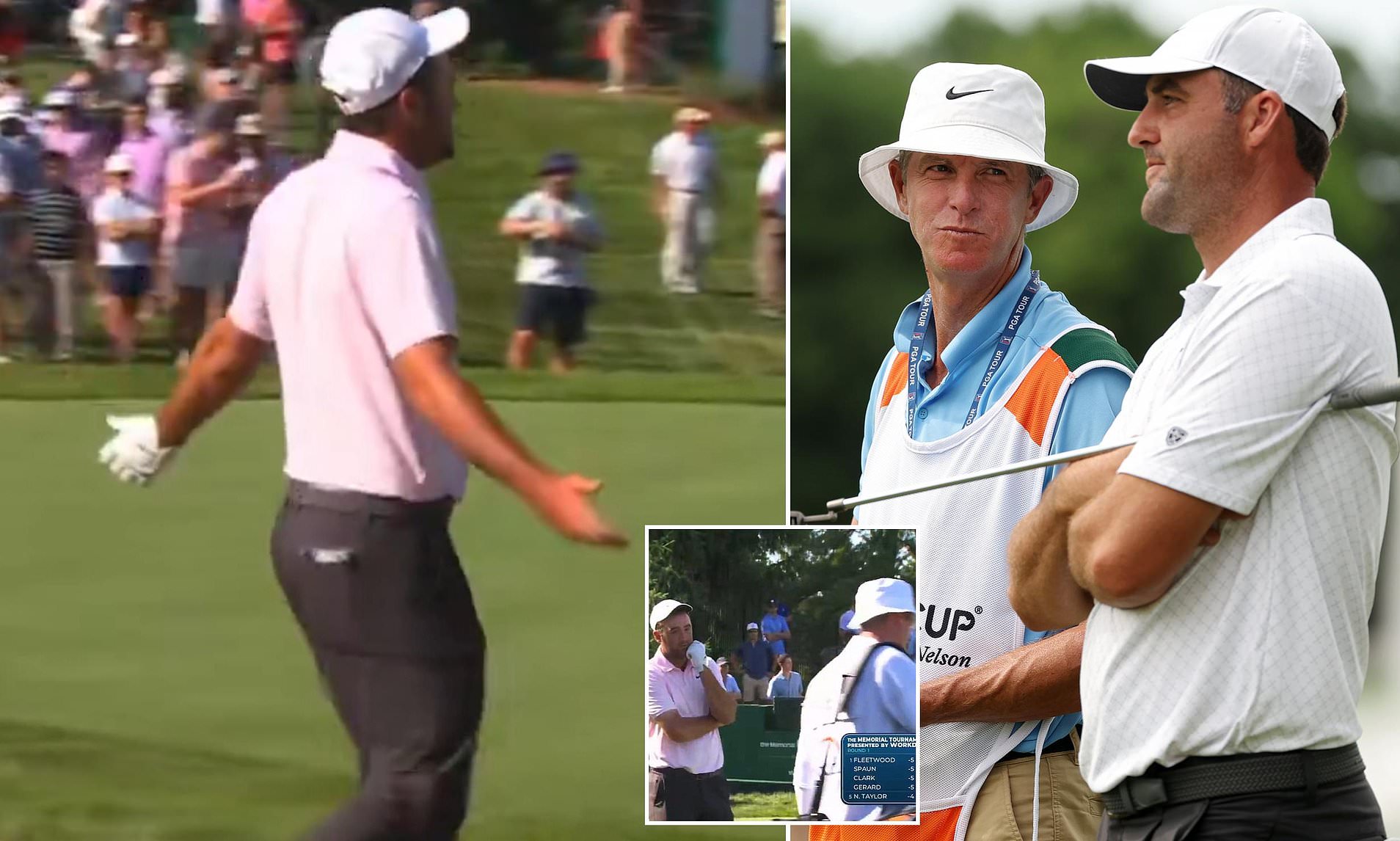 Scottie Scheffler explodes at his longtime caddie after he made fatal ...