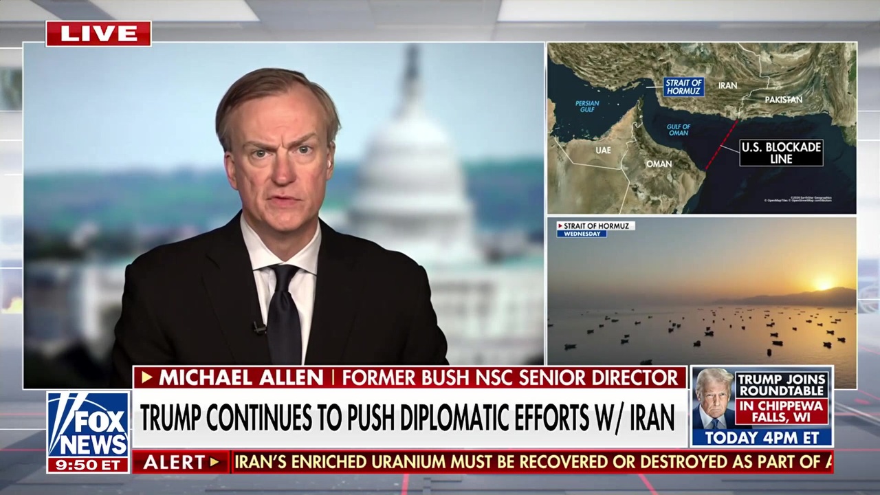 Michael Allen discusses Trump's diplomatic efforts with Iran amid ...