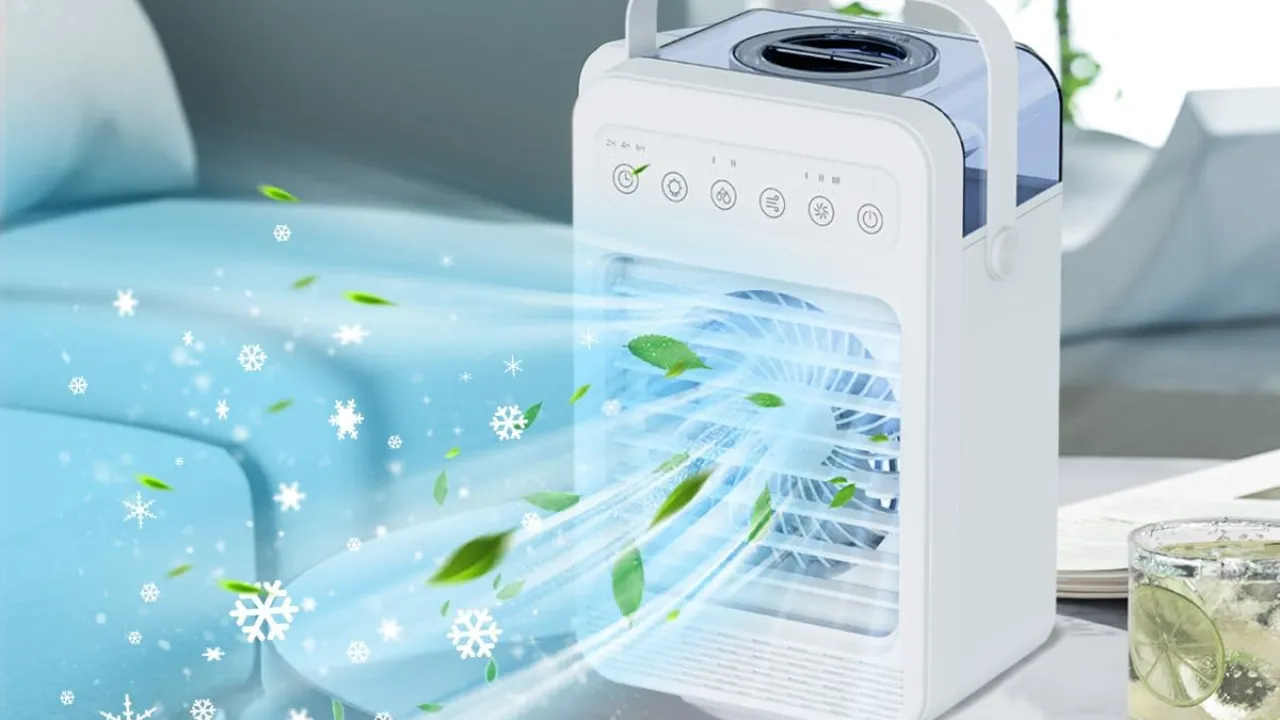 Este mini ar condicionado portátil desceu para os 52€: a solução com ...