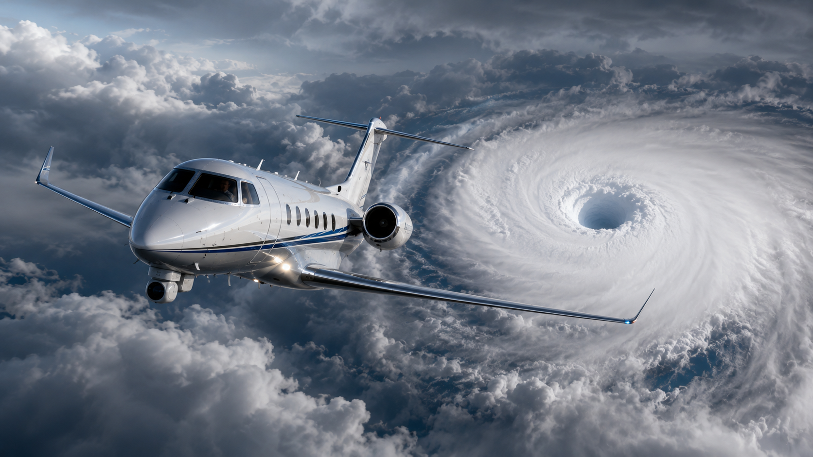 Why hurricane hunters use small jets instead of airliners