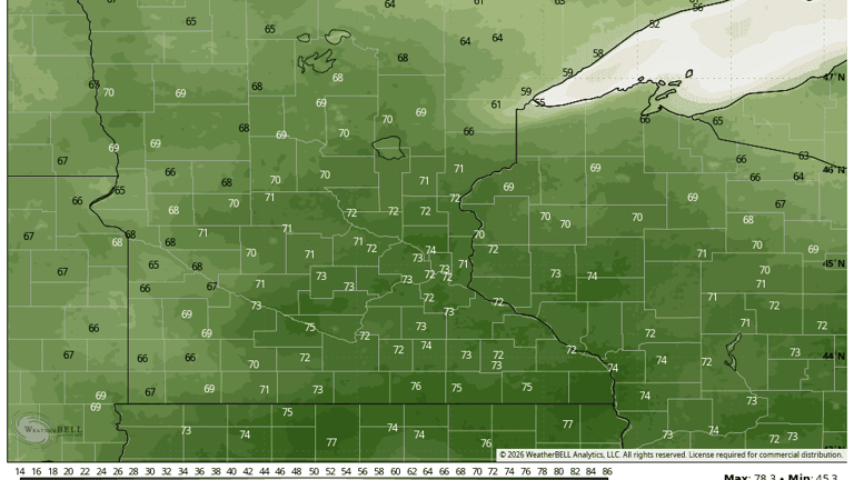 SPC eyeing Minnesota for possible severe weather next Wednesday, but ...