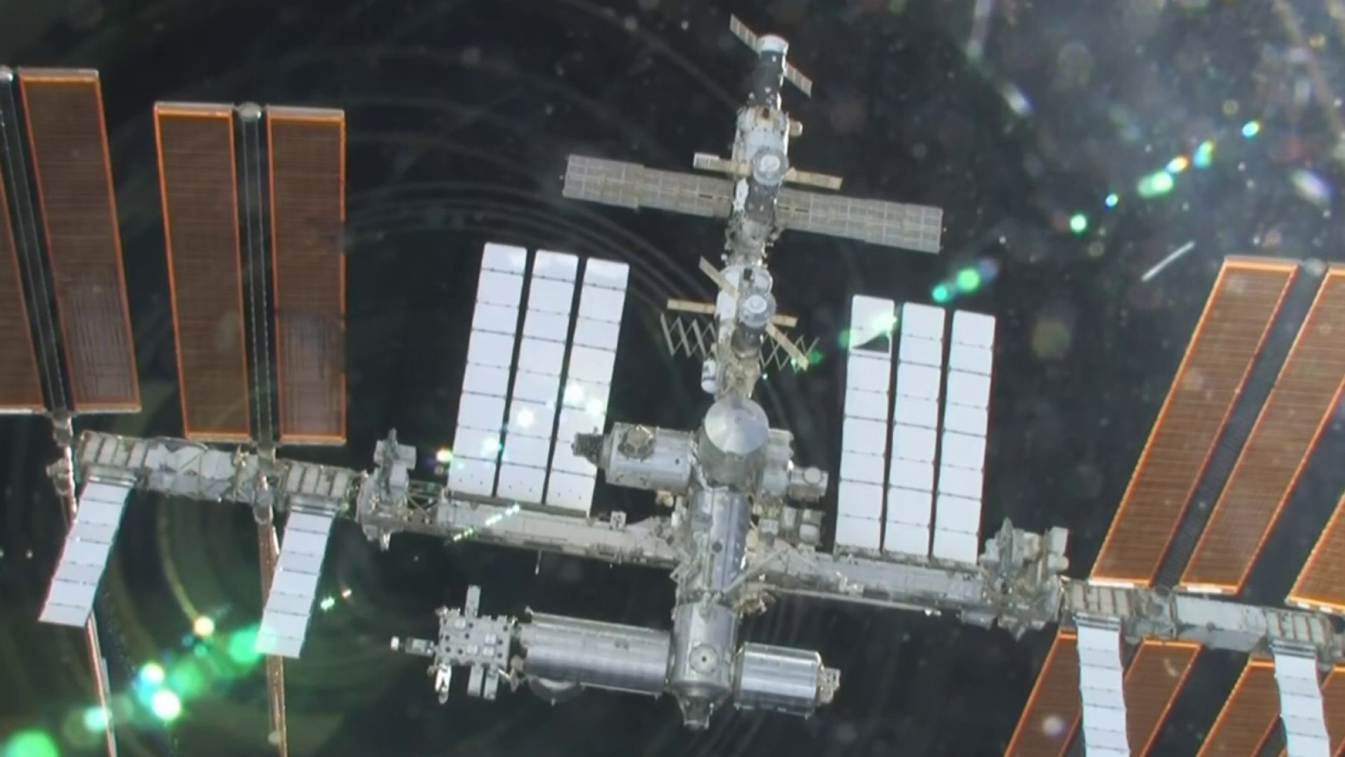 Astronauts back on board International Space Station after shelter in ...