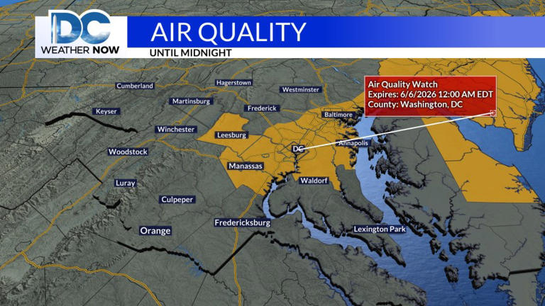 Hot & humid heading into the work week
