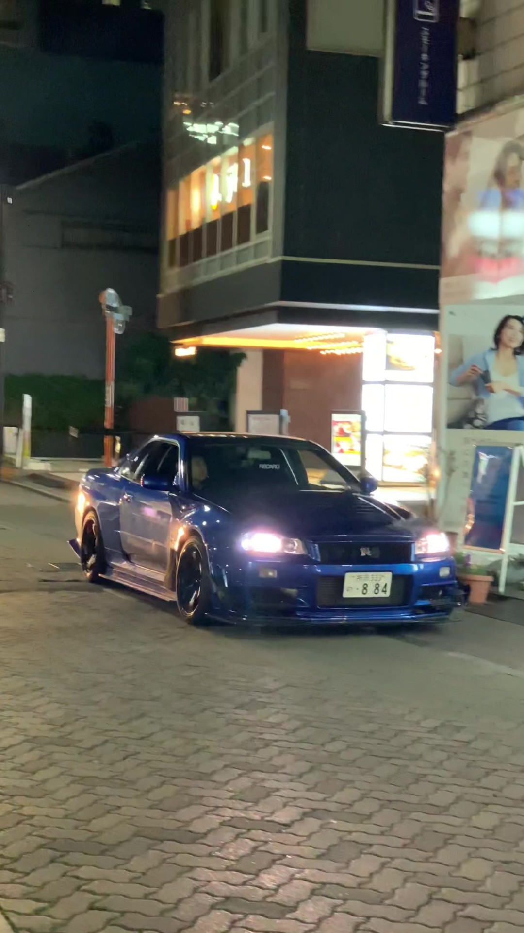 Behind the scenes, Charles prepares for Tokyo GTR shoot