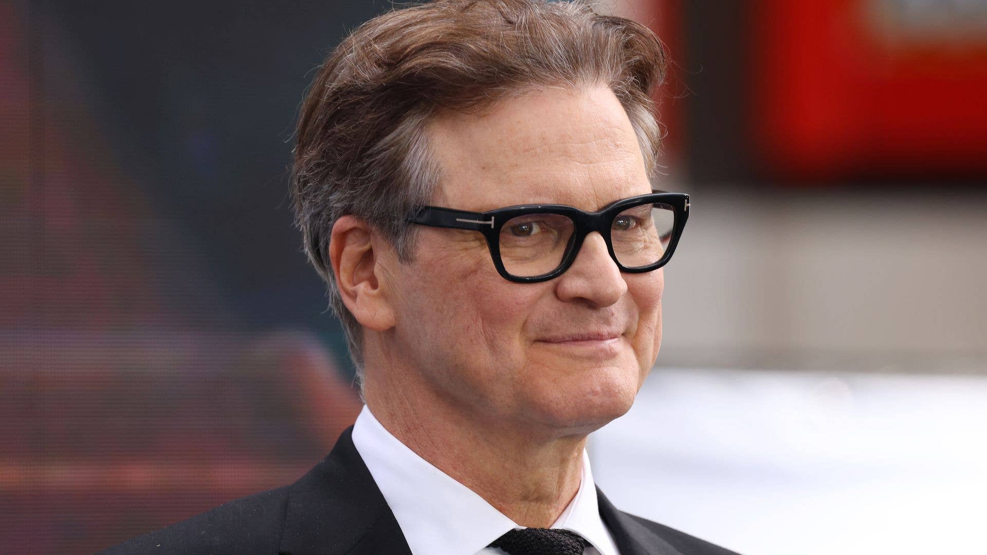 Colin Firth makes second-ever public appearance with glamorous new ...