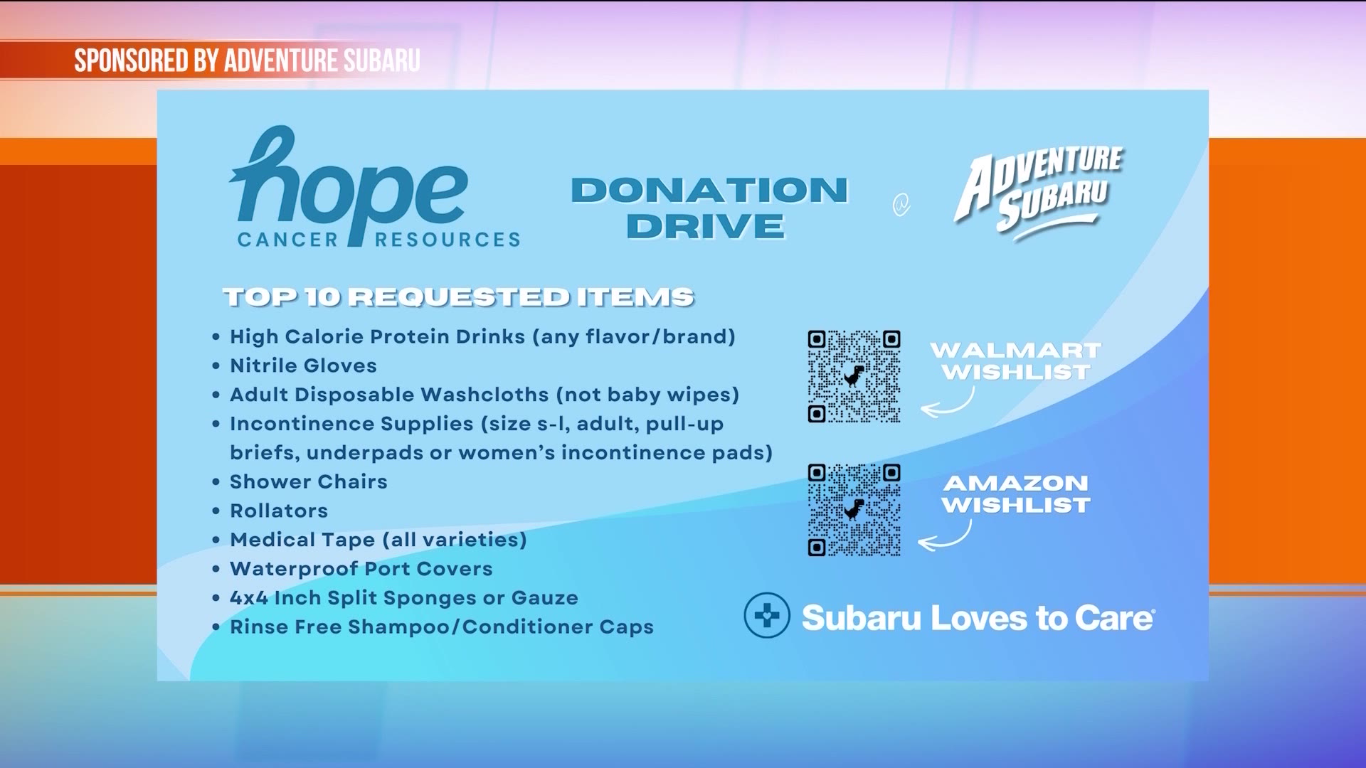 Adventure Subaru partners with Hope Cancer Resources for Subaru Loves ...