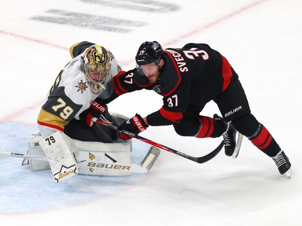 Controversial chant returns as Hurricanes fans target Carter Hart in ...