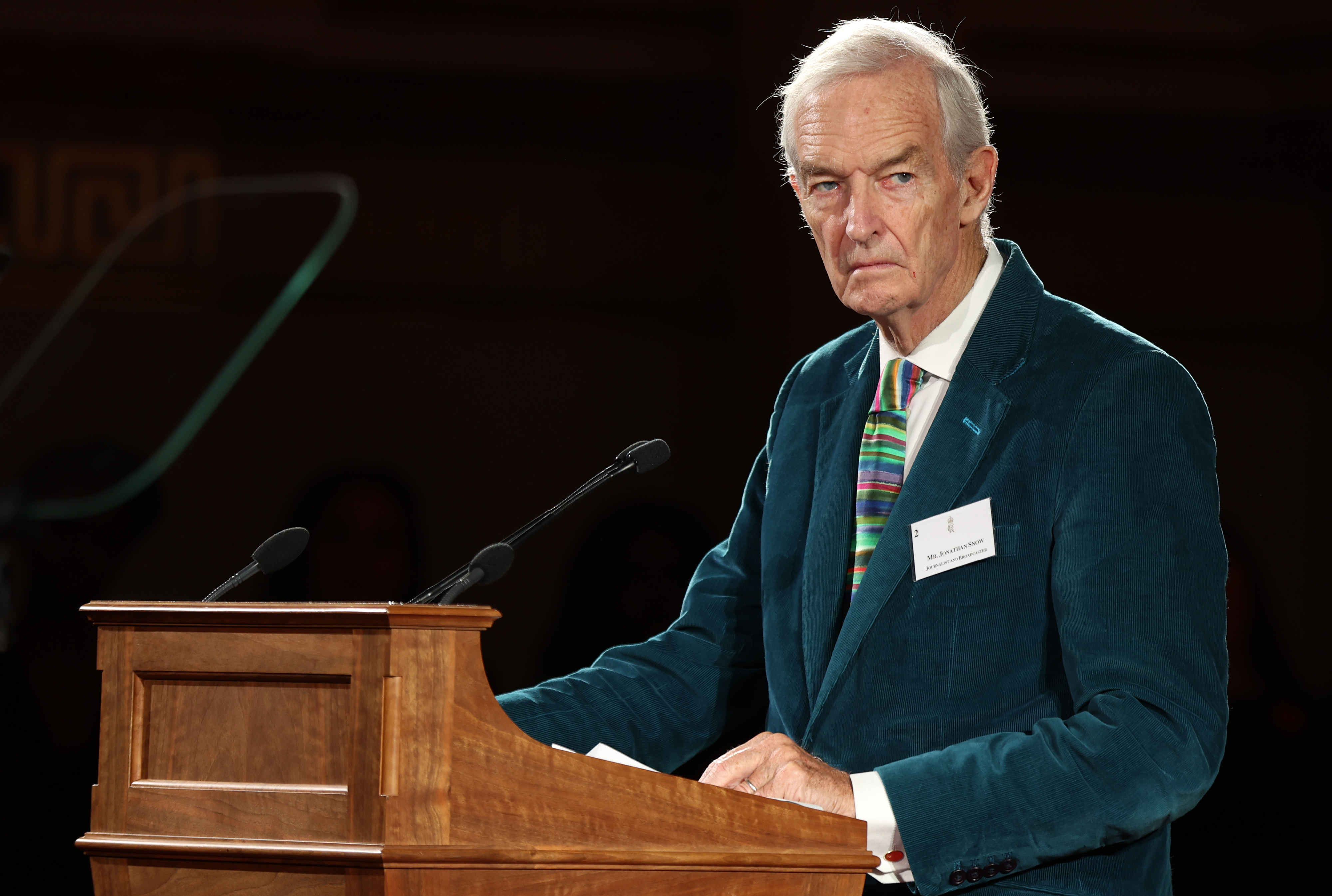 Veteran Channel 4 journalist Jon Snow reveals Alzheimer’s diagnosis