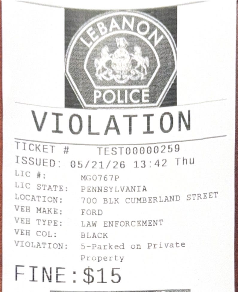 Lebanon City Police roll out new parking ticket system June 15