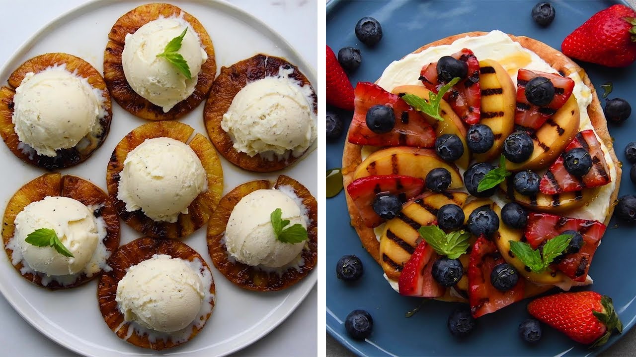 Backyard and chill with 9 desserts on the grill! So yummy