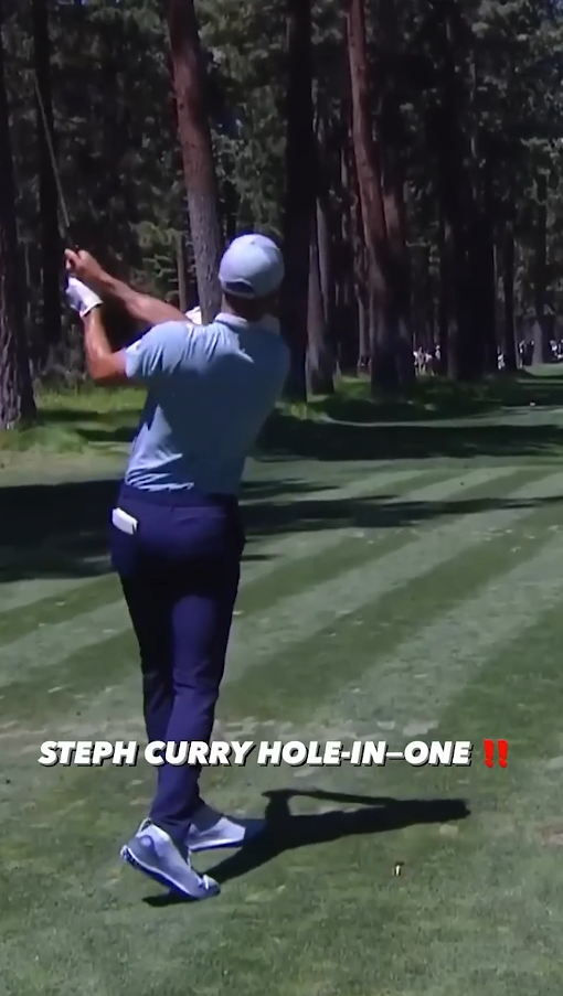 Remember when NBA superstar Steph Curry made this hole-in-one?