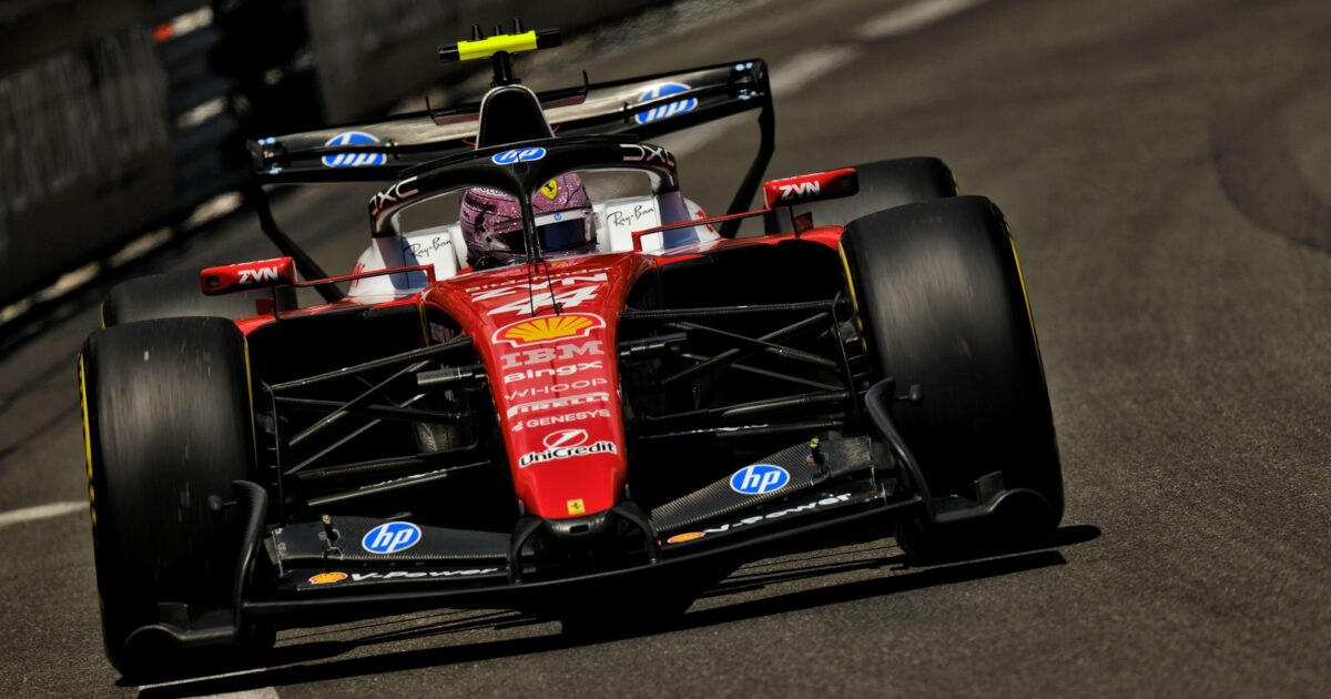 Lewis Hamilton fastest for Ferrari as McLaren problem strikes Norris