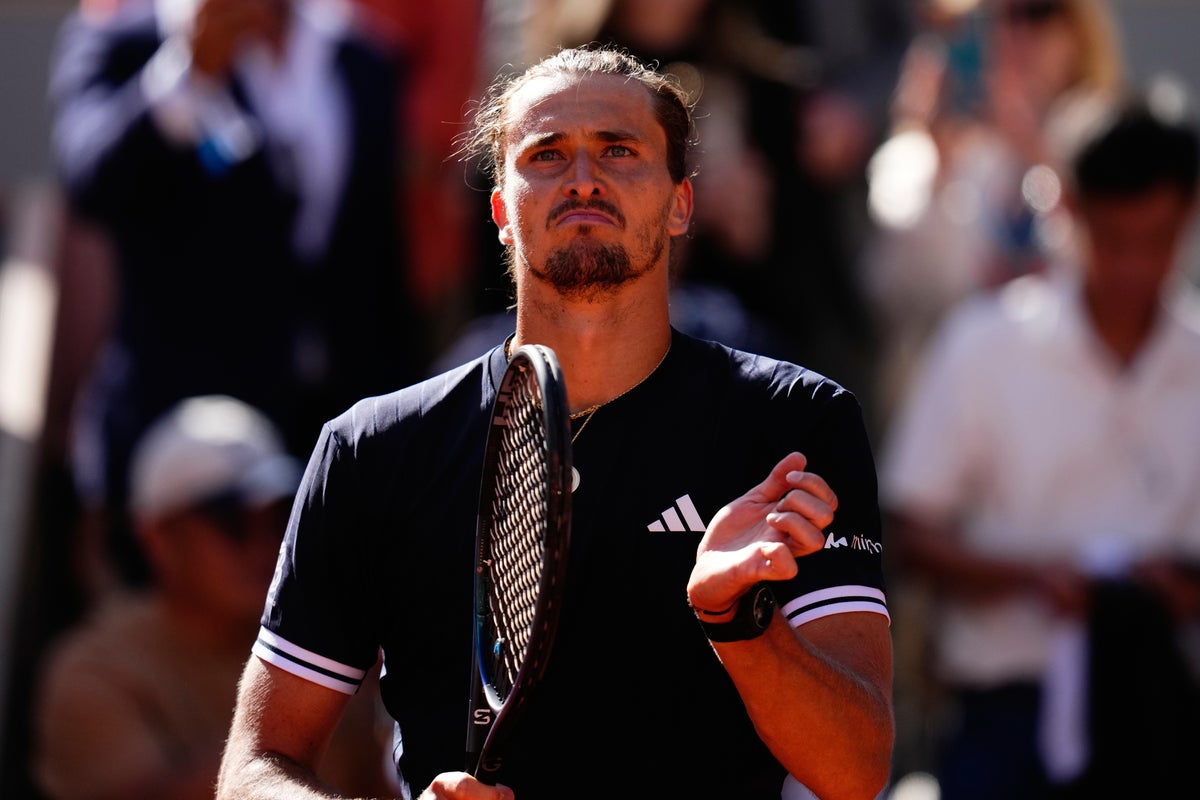 Zverev into French Open final as he closes in on grand slam title